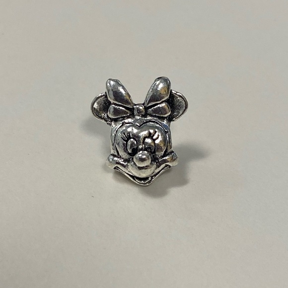 Othr | Jewelry | Minnie Mouse Face Charm 4 Pandora Bracelet Necklace ...